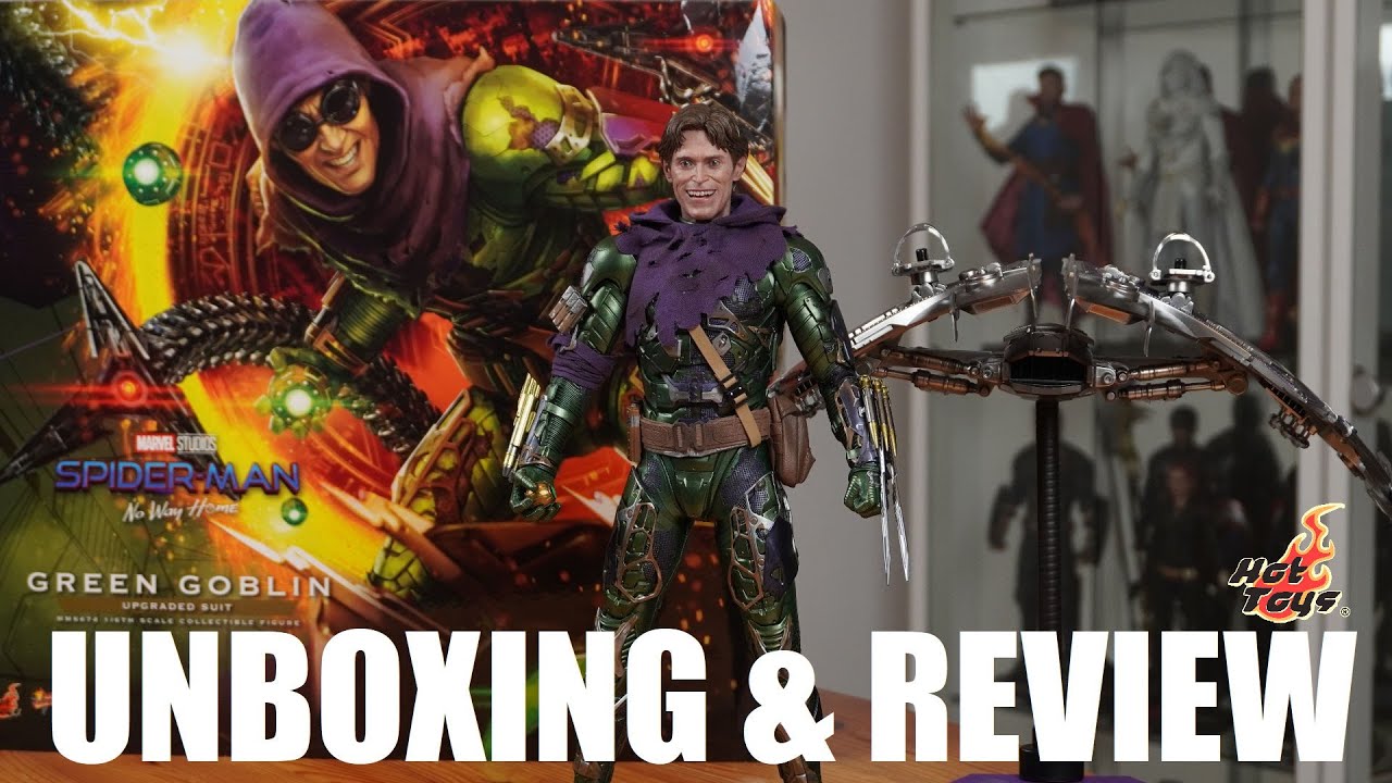 Hot Toys Green Goblin Upgraded Suit Spider Man No Way Home Unboxing And Review Youtube