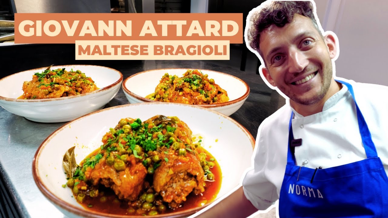 Maltese Bragioli with Chef Giovann Attard - YouTube