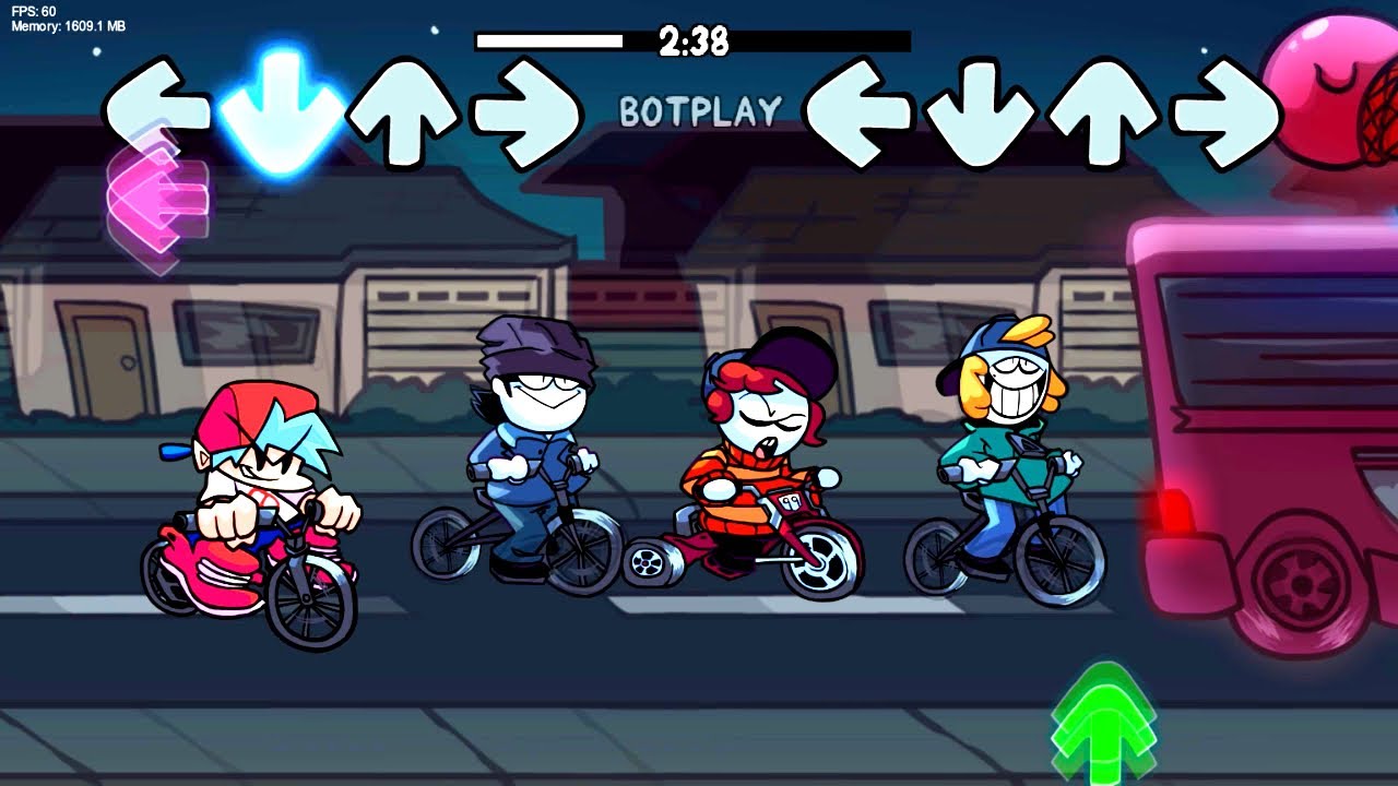 FNF Bike Ride Ice Cream V.S Run BF How To Win!!?? (Full Speed!) - YouTube