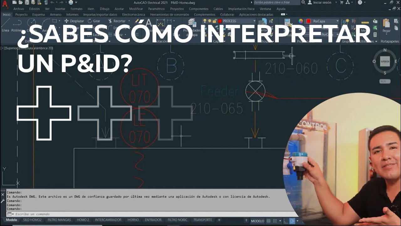CÓMO INTERPRETAR P&ID FÁCIL | Explicación con ejemplo - YouTube