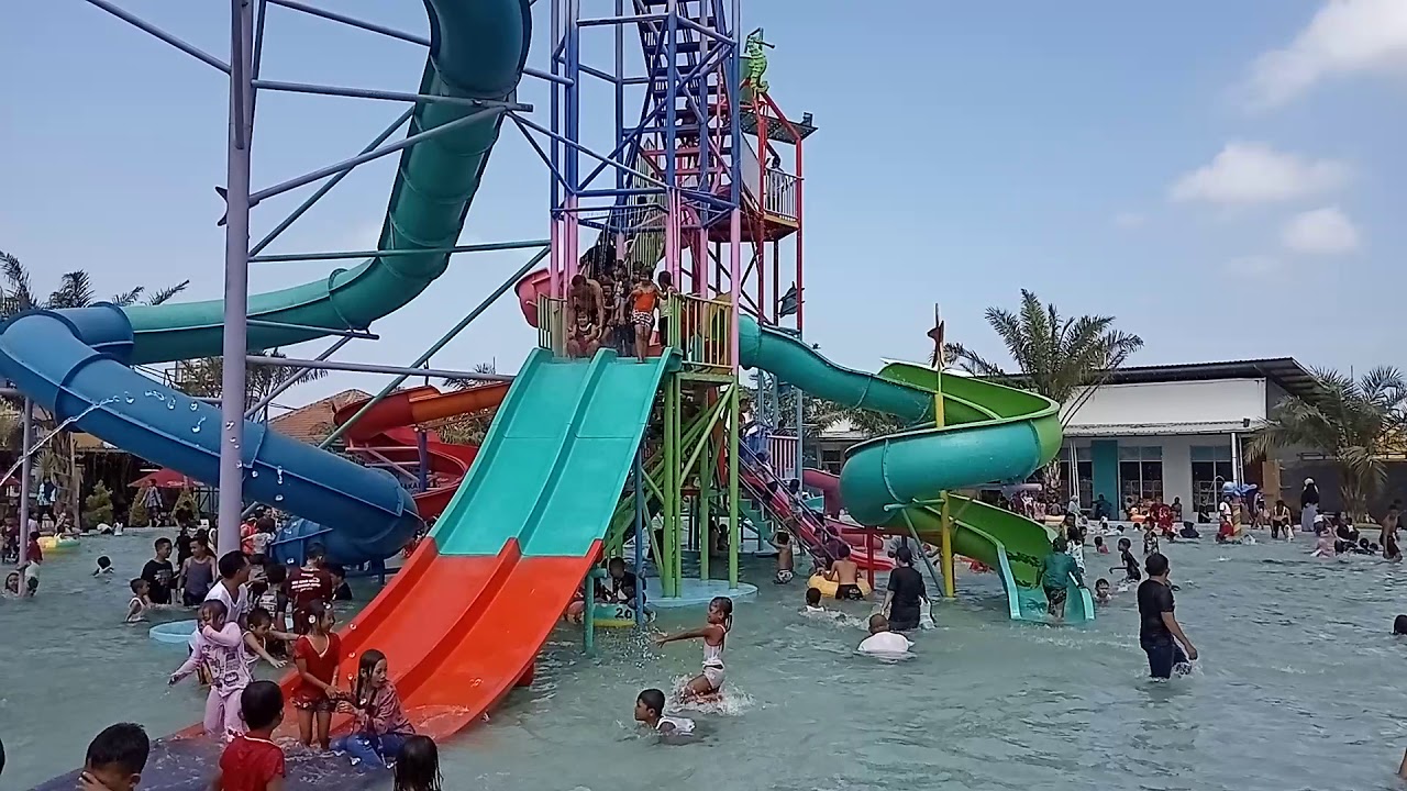 Kolam anak2+dewsa dira waterpark kencong jember jawa timur - YouTube