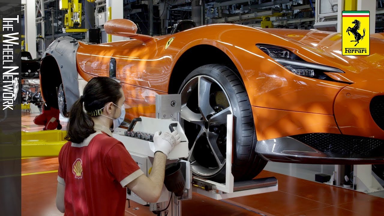 Ferrari Production in Italy Restarts Under COVID-19 Guidelines - YouTube