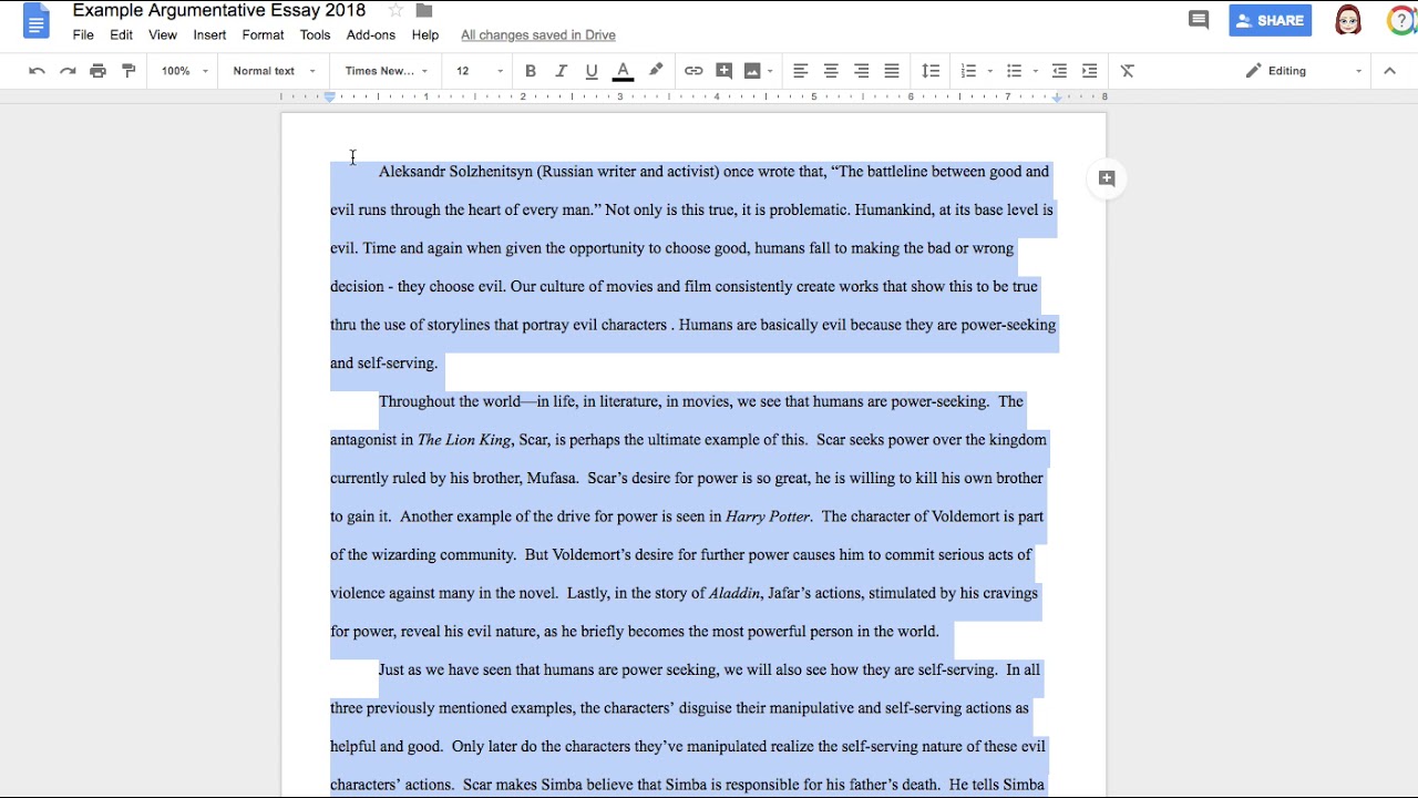 Editing step 2: Editing Checklist with partner - YouTube