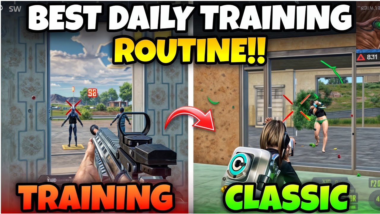 BEST TRAINING ROUTINE TO KEEP YOUR GAMEPLAY CONSISTENT🔥 (TIPS & TRICKS ...