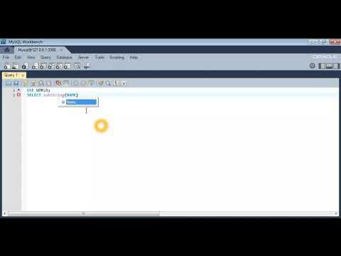 MYSQL SUBSTRING FUNCTION - YouTube