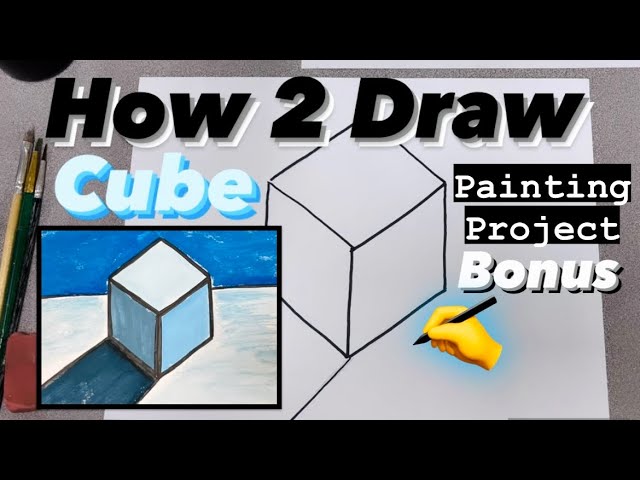 How To Draw A Cube With Color