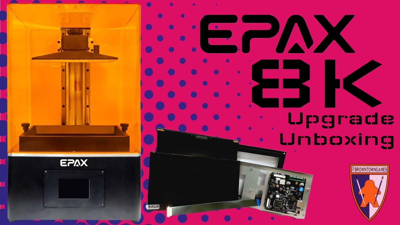 3D Printer Unboxing - EPAX E10 8K Upgrade Kit - YouTube