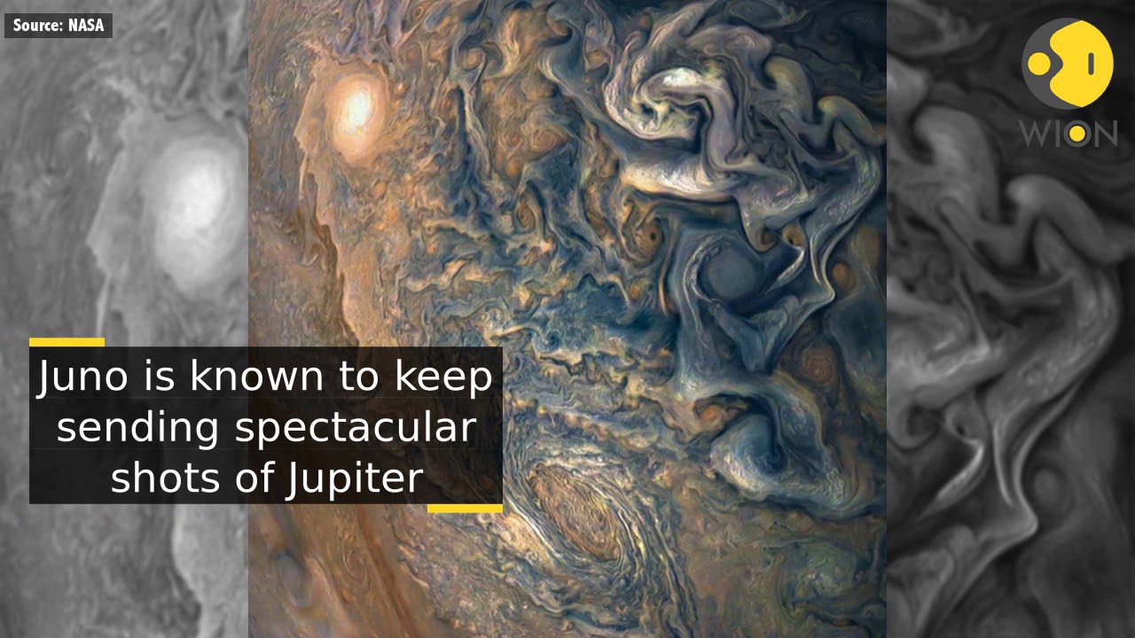 Nasas Juno Sends Back Captivating Pictures Of Jupiter Youtube