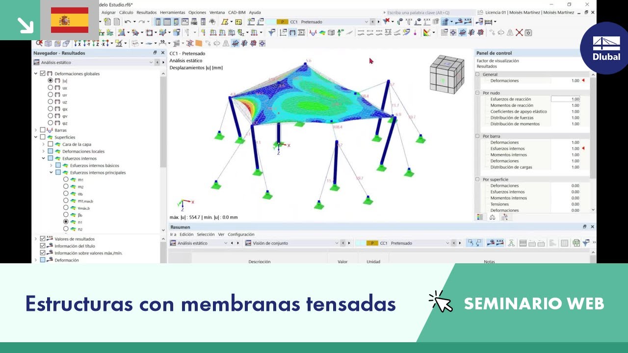 Estructuras con membranas tensadas - YouTube