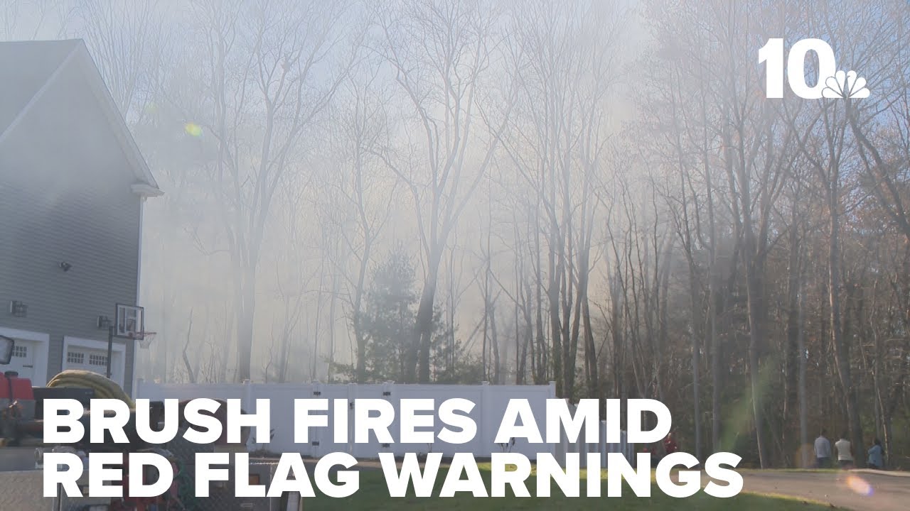 Brush fires reported across Southern New England amid red flag warnings ...