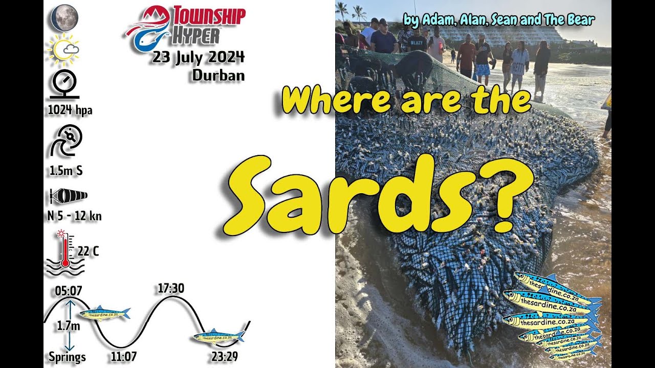 7am 23 July 2024 Durban and Sardines by Adam Kamdar of Township Hyper ...