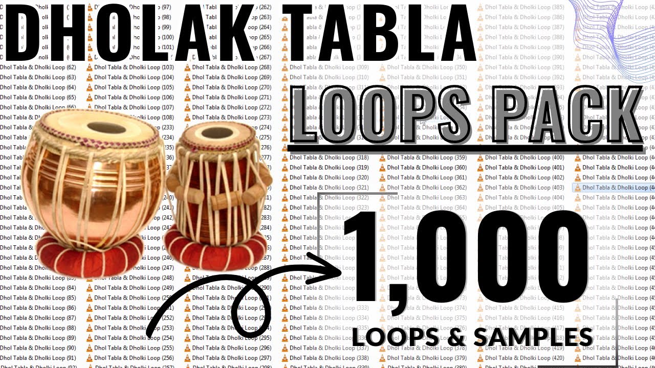 Indian All Dadra Keherwa Dholak Tabla Loops & Samples Beat Pack Zip ...