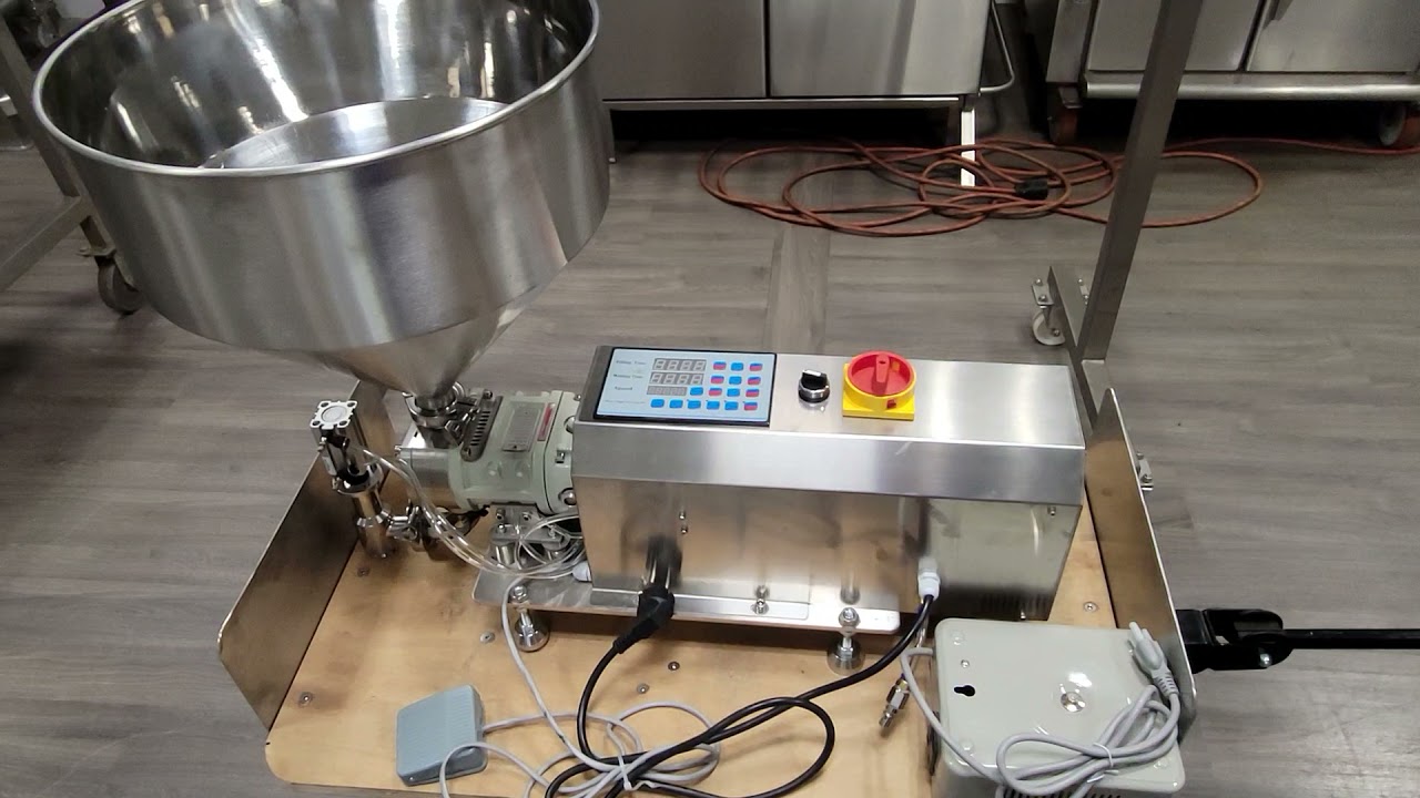 Tabletop Multipurpose Filling Machine - YouTube
