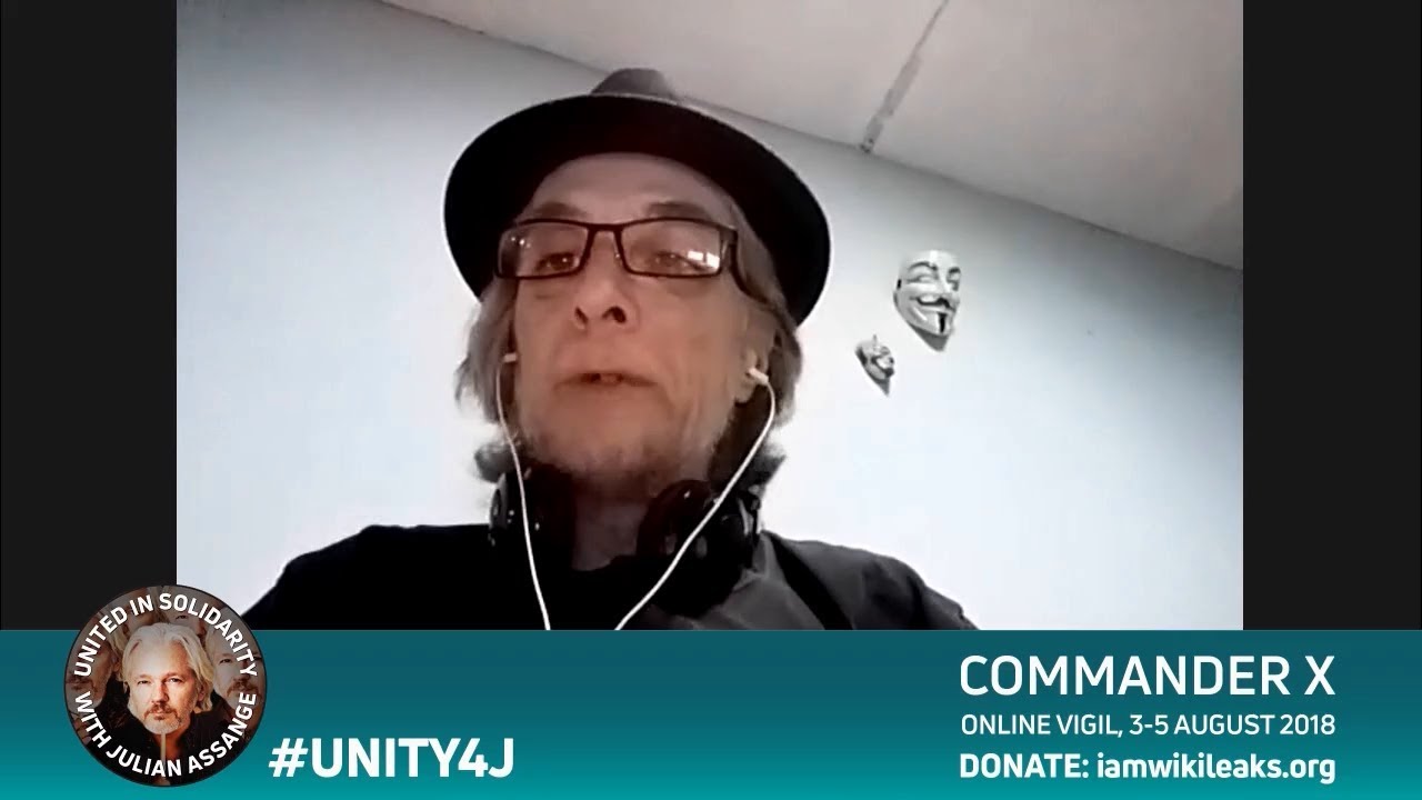 CommanderX Speaks In Support of Julian Assange FULL INTERVIEW - YouTube