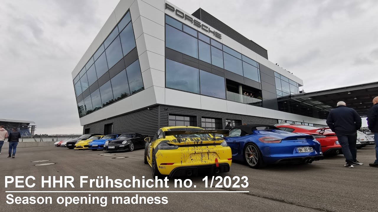 Almost 300 Porsche at the first Porsche Experience Center Frühschicht ...