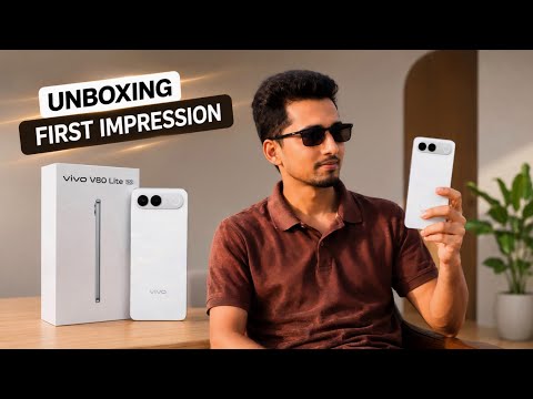 Vivo V80 Lite 5G Unboxing | Fast Impression & First Look 🔥