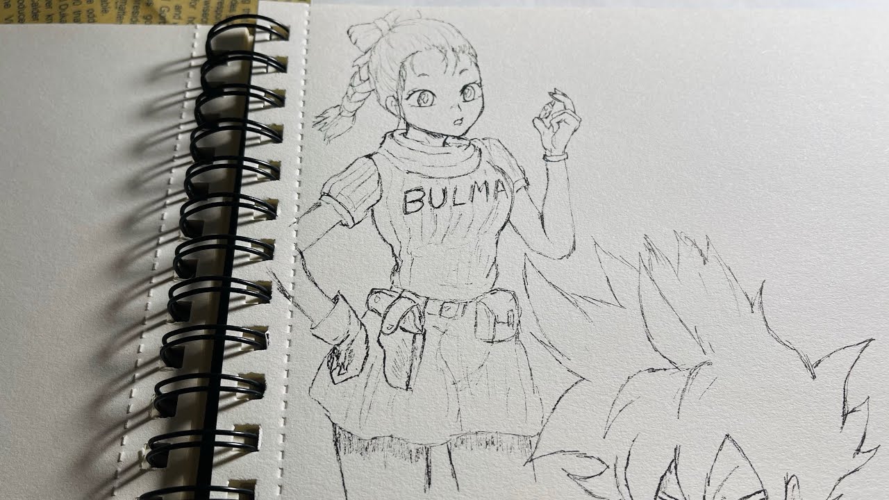 How to draw Bulma - Dragon Ball (step by step) | Drawing Bluma ~ Anime ...