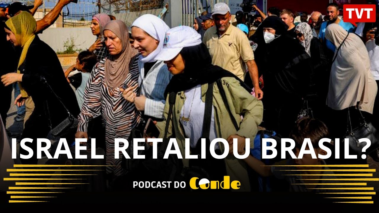 Israel retaliou Brasil? Com Fernando Horta | Podcast do Conde - YouTube