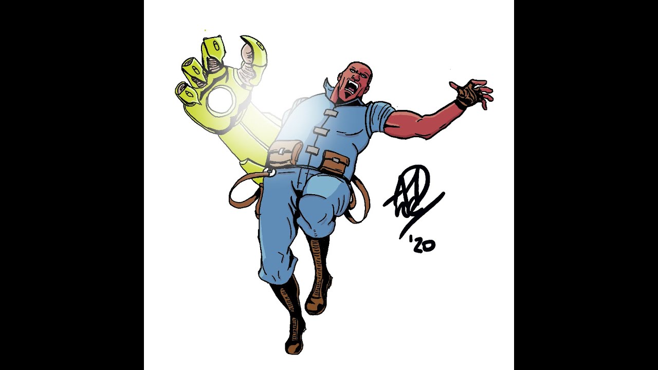 How to draw Gauntlet - Marvel - Finishing Touches - YouTube
