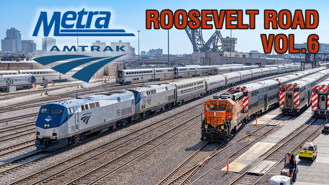 Metra and Amtrak Trains at Roosevelt Road - Volume 6 - YouTube