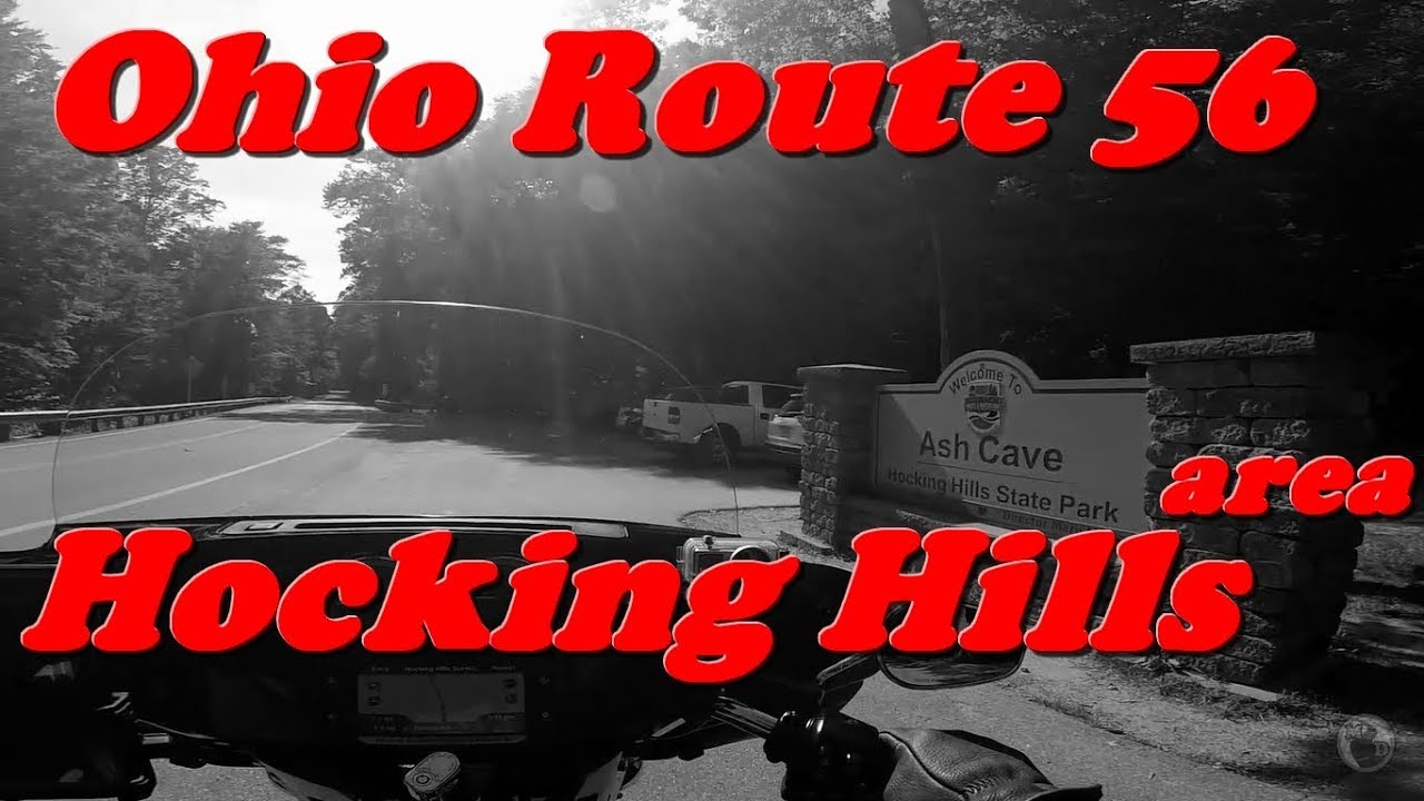Ohio Route 56 near Ash Cave | Biker on Roadside - YouTube