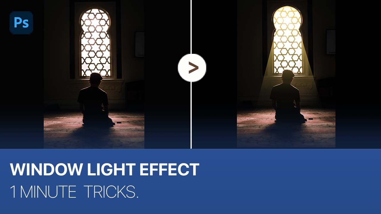 Window Light Effect Tutorial | Adobe Photoshop | 1 minute - YouTube