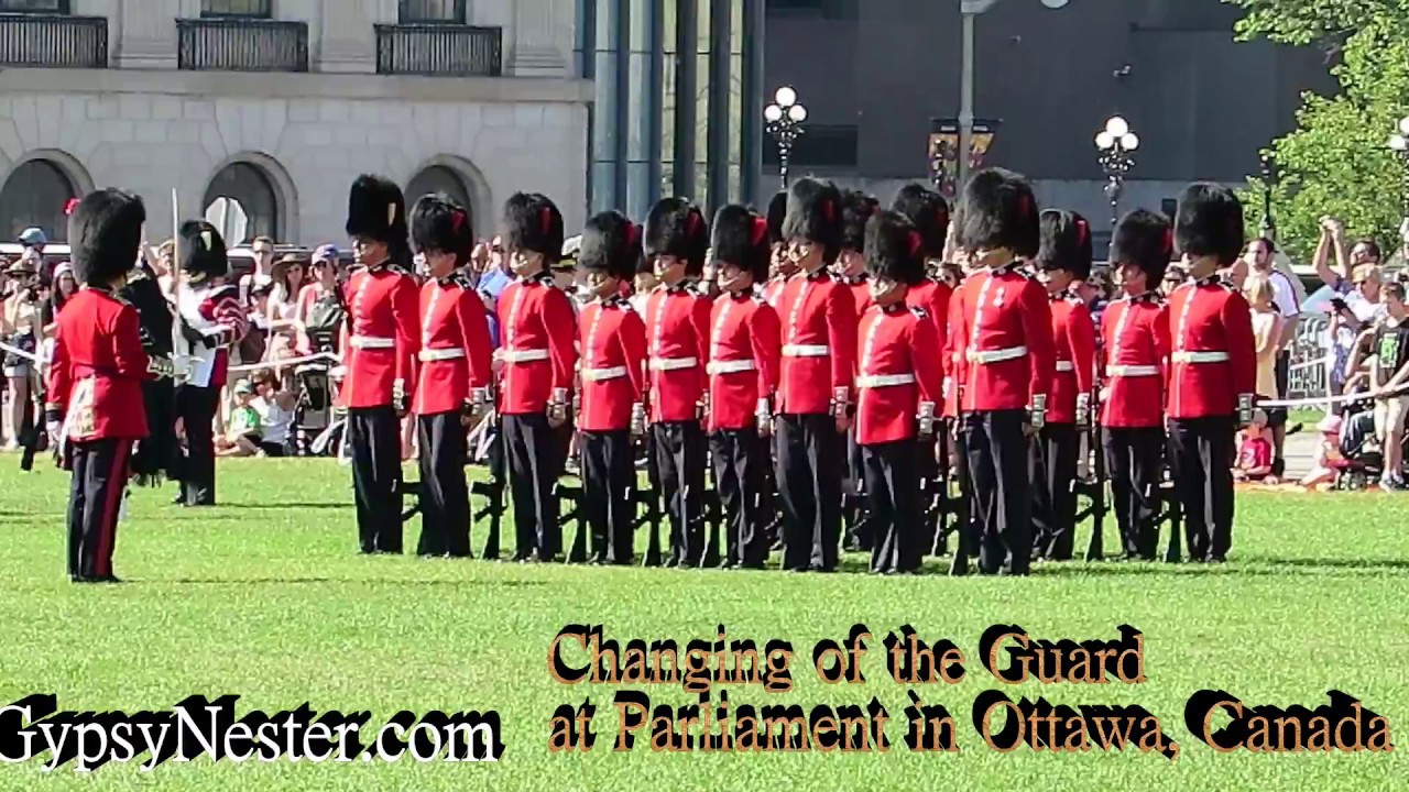 Changing of the Guard on Parliament Hill in Ottawa, Canada - YouTube