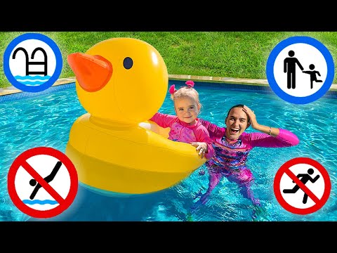 Alicia aprende las normas de seguridad en la piscina - Cuento útil para niños