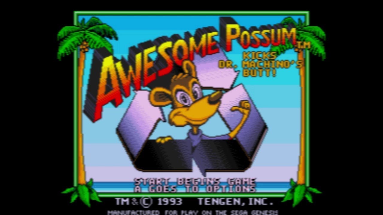 SEGA Genesis Awesome Possum - YouTube