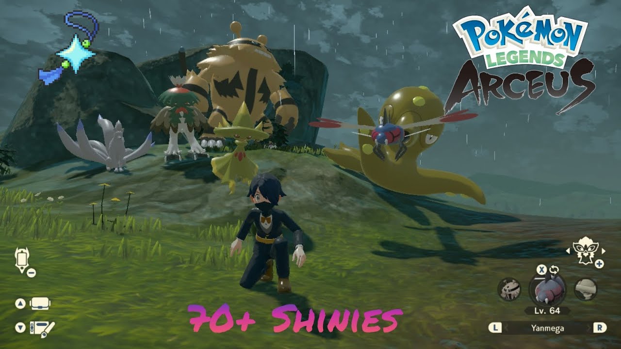 70+ Shiny Compilation! | Pokémon Legends Arceus - YouTube