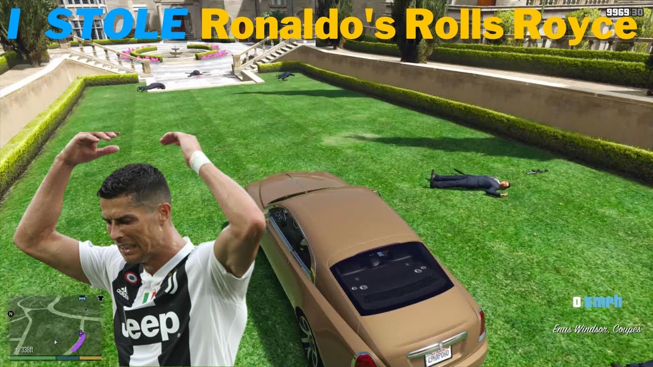 I Stole Ronaldo's Rolls Royce | Ronaldo Crying | GTA PT#01 - YouTube