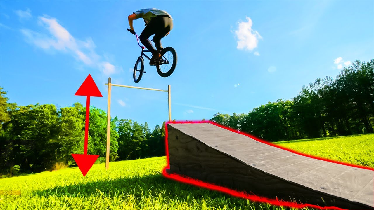How HIGH Can You Go? BMX High Jump Challenge! - YouTube