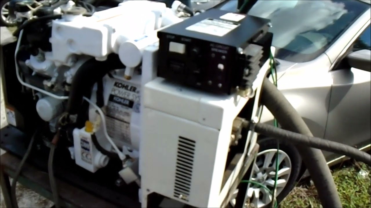 KOHLER MARINE GENERATOR REPAIR FOR STEVE B. IN NJ - YouTube