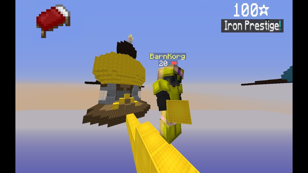 Reaching Iron Prestige in Bedwars - YouTube