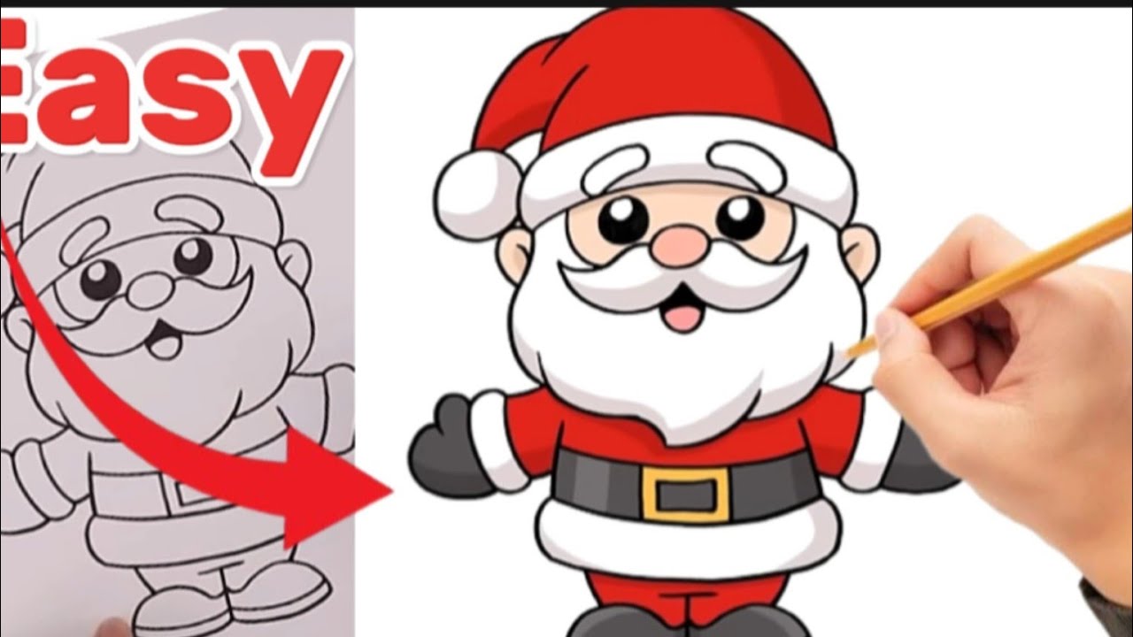 How to Draw Santa Claus Like a Pro - YouTube