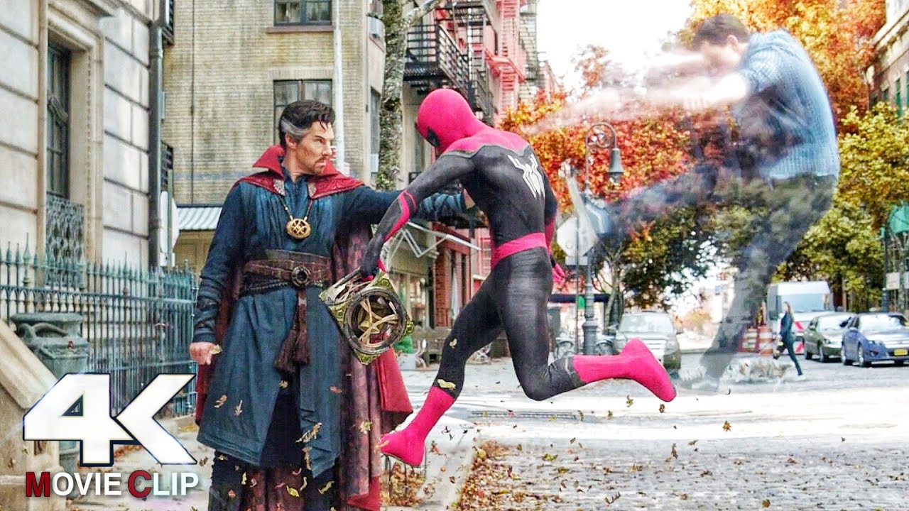 Spider-Man vs. Doctor Strange Fight Scene [in Hindi] - Spider-Man: No ...
