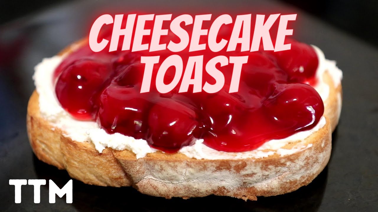 How to Make Cheesecake Toast ~ Easy Cooking - YouTube