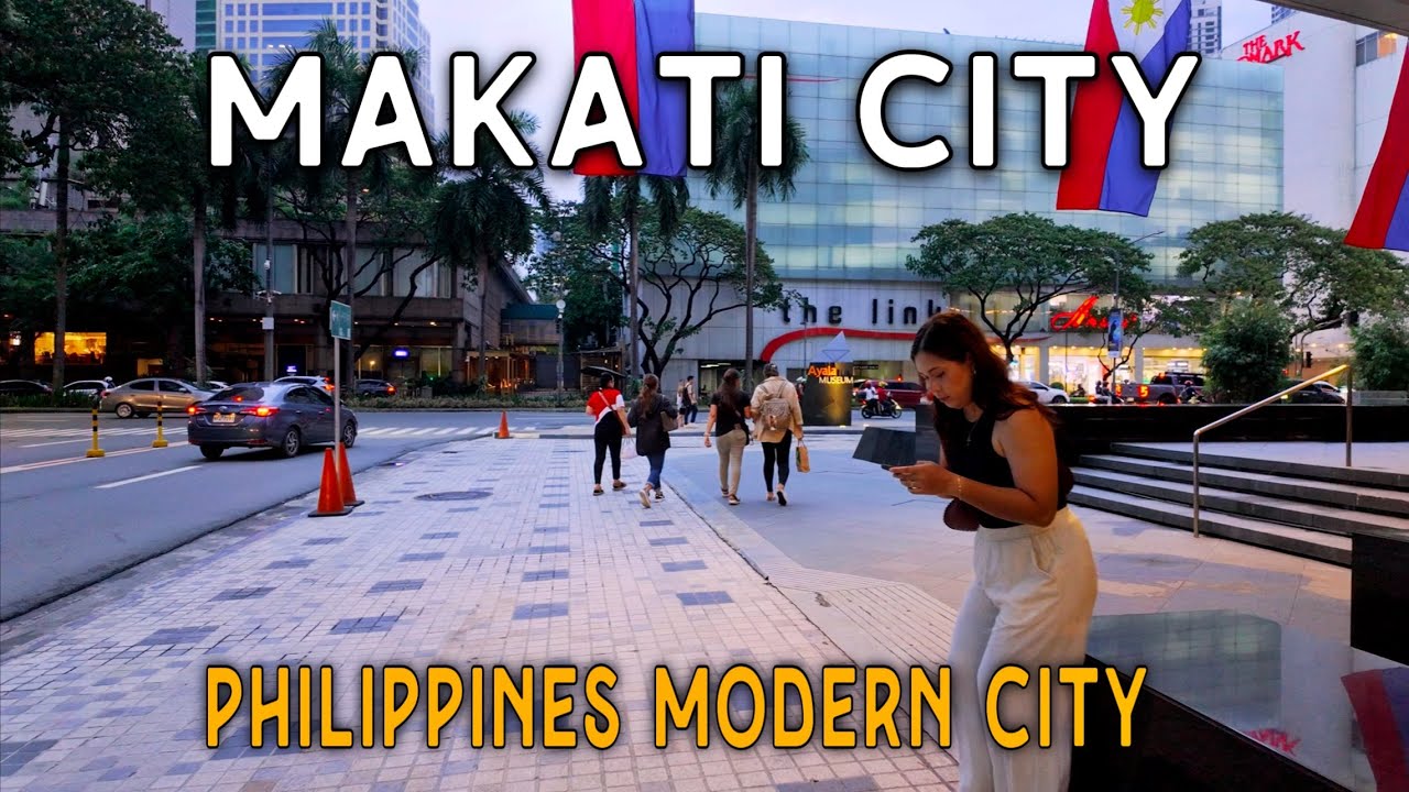 Philippines Modern City | Makati Street View in 4K HDR | Metro Manila ...