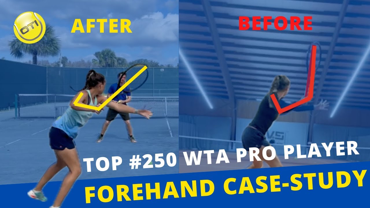 Full Forehand Lesson: WTA Pro Player Case Study - From 450WTA to 254 ...