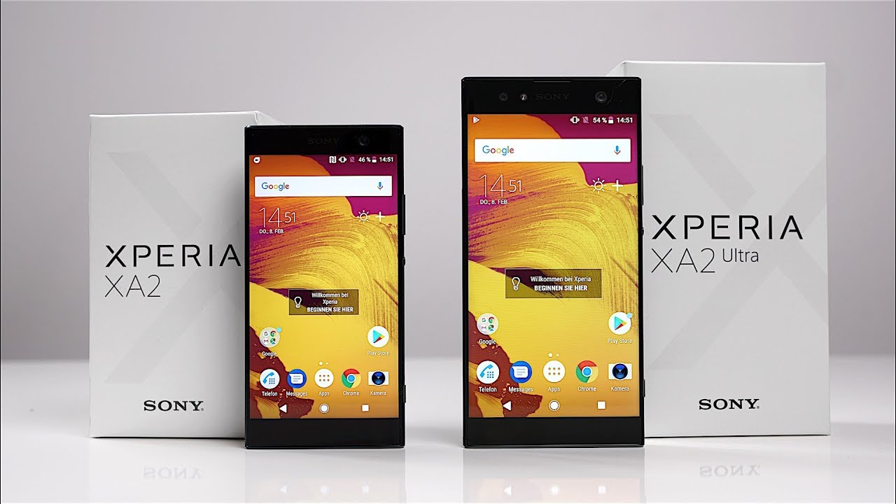 Unboxing: Sony Xperia XA2 & XA2 Ultra (Deutsch) - Mittelklasse mit ...