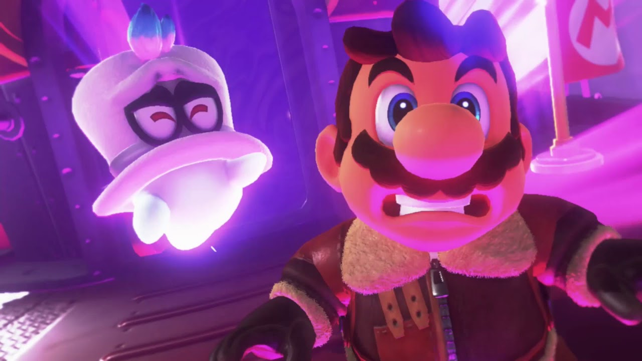 Super Mario Odyssey - Cutscenes: Ruined Kingdom - Bowser with the Lord ...