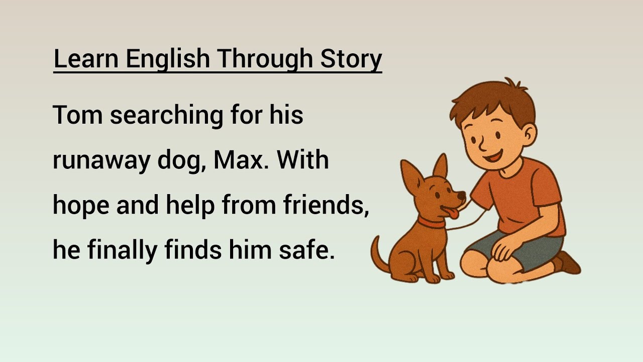 The Lost Dog | Simple English Story for Beginners - YouTube