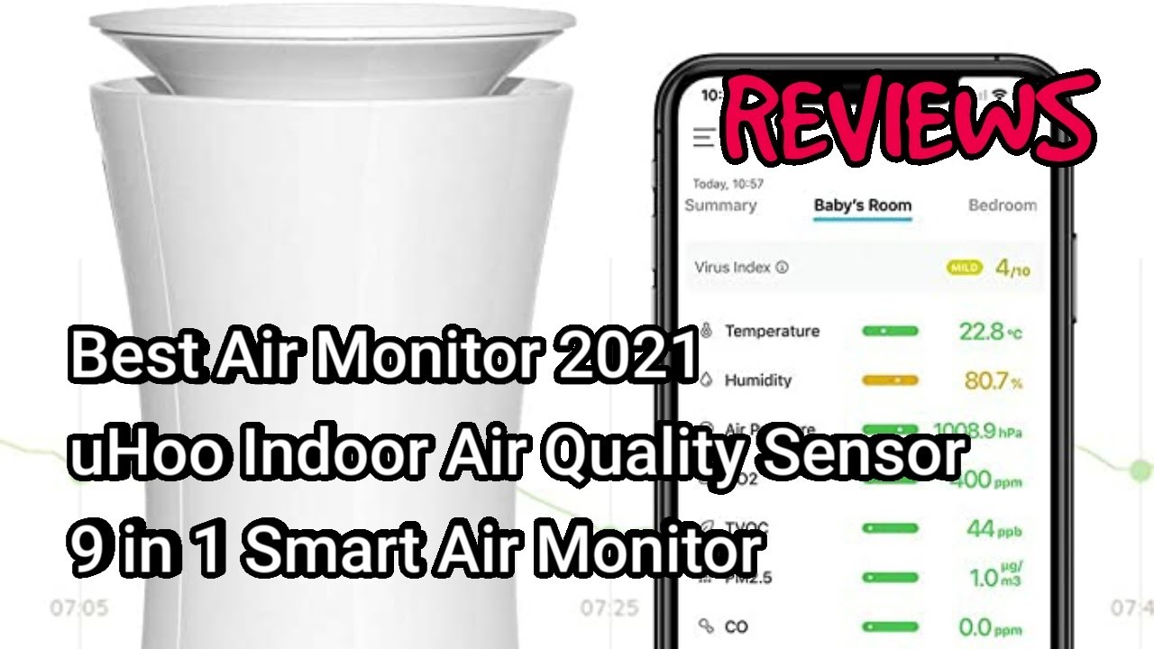 Best Air Monitor 2021 - uHoo Indoor Air Quality Sensor – 9 in 1 Smart ...