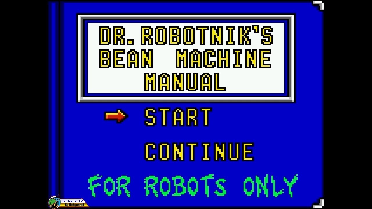 Dr Robotnik's Mean Bean Machine (1993, Game Gear) - 2 of 2: All 30 ...