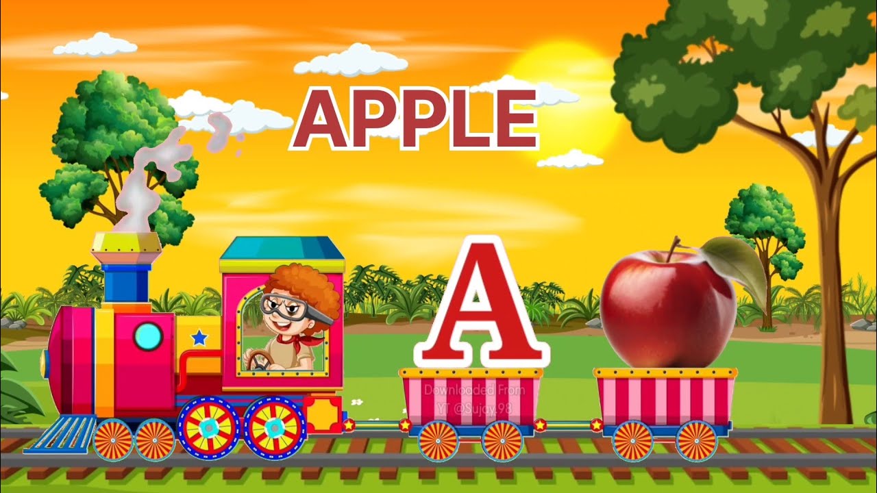 Alphabet Train Phonics Fun for Kids|abcd|abcd song|yaarikids - YouTube