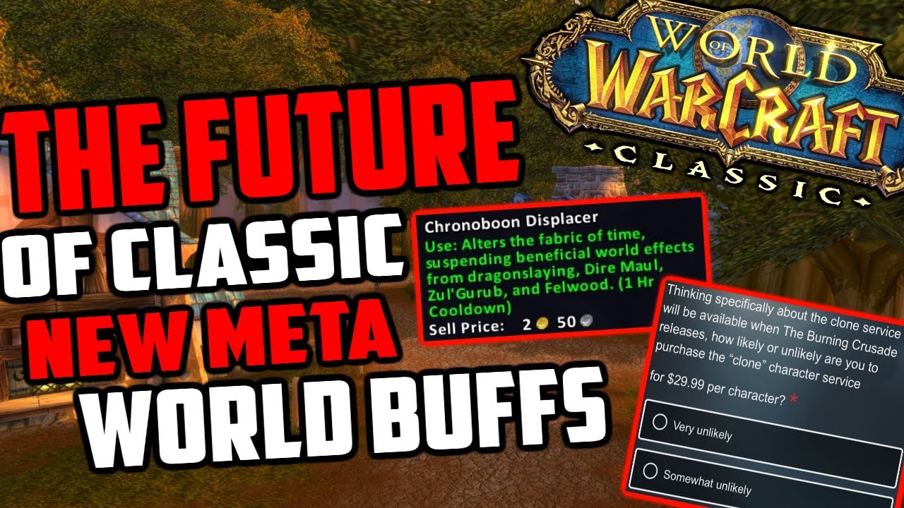 The Future Of Classic Wow World Buffs And Classic Era Youtube