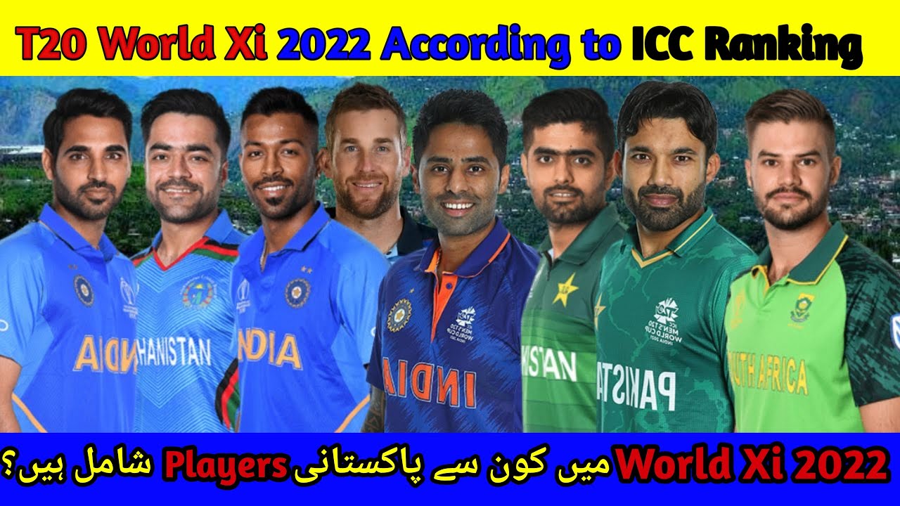 ICC T20 World XI 2022 | T20 World Best xi Team | T20I world XI ...