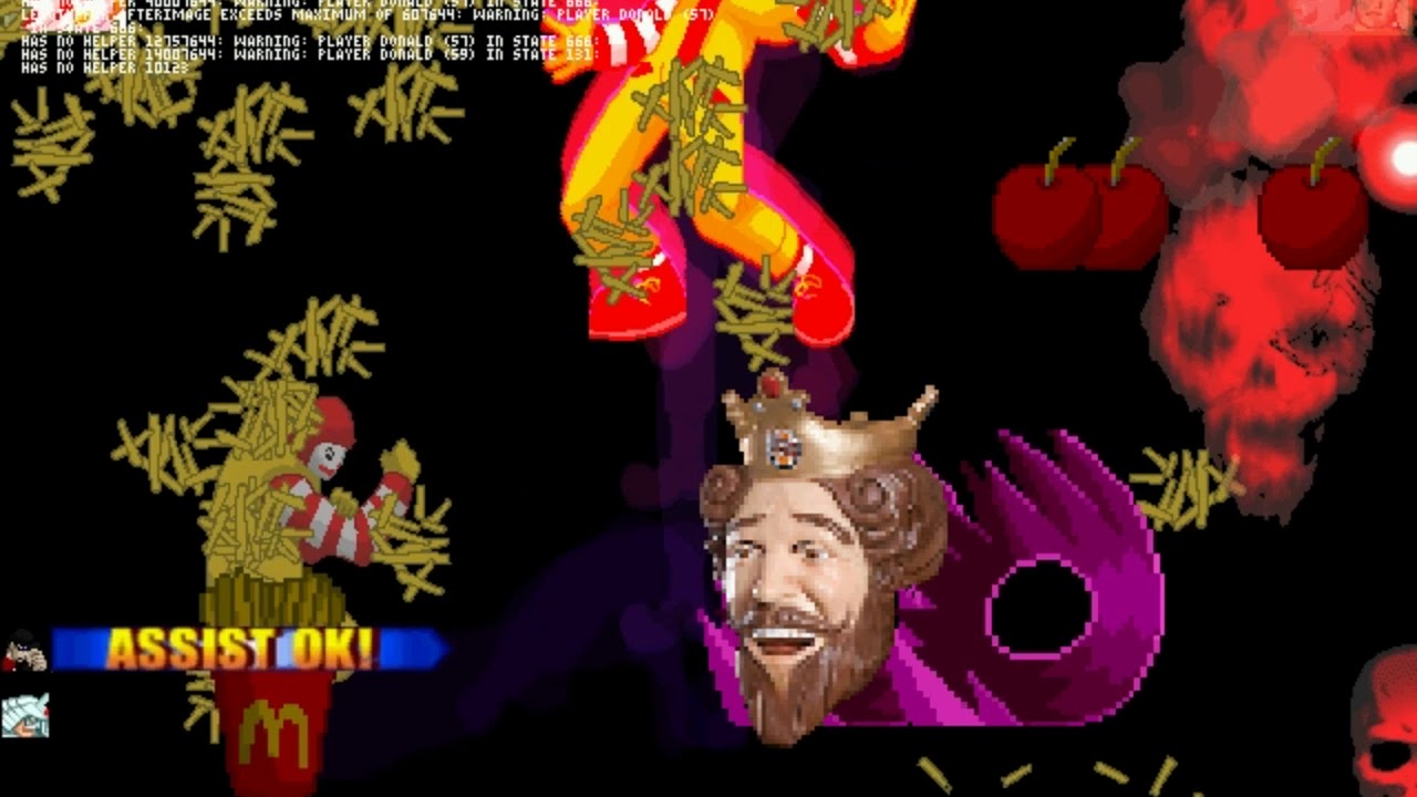 MUGEN: 覚醒ロナルドx2 V.S Dirty Kung Fu Man & Super Dark Donald (12p) - YouTube