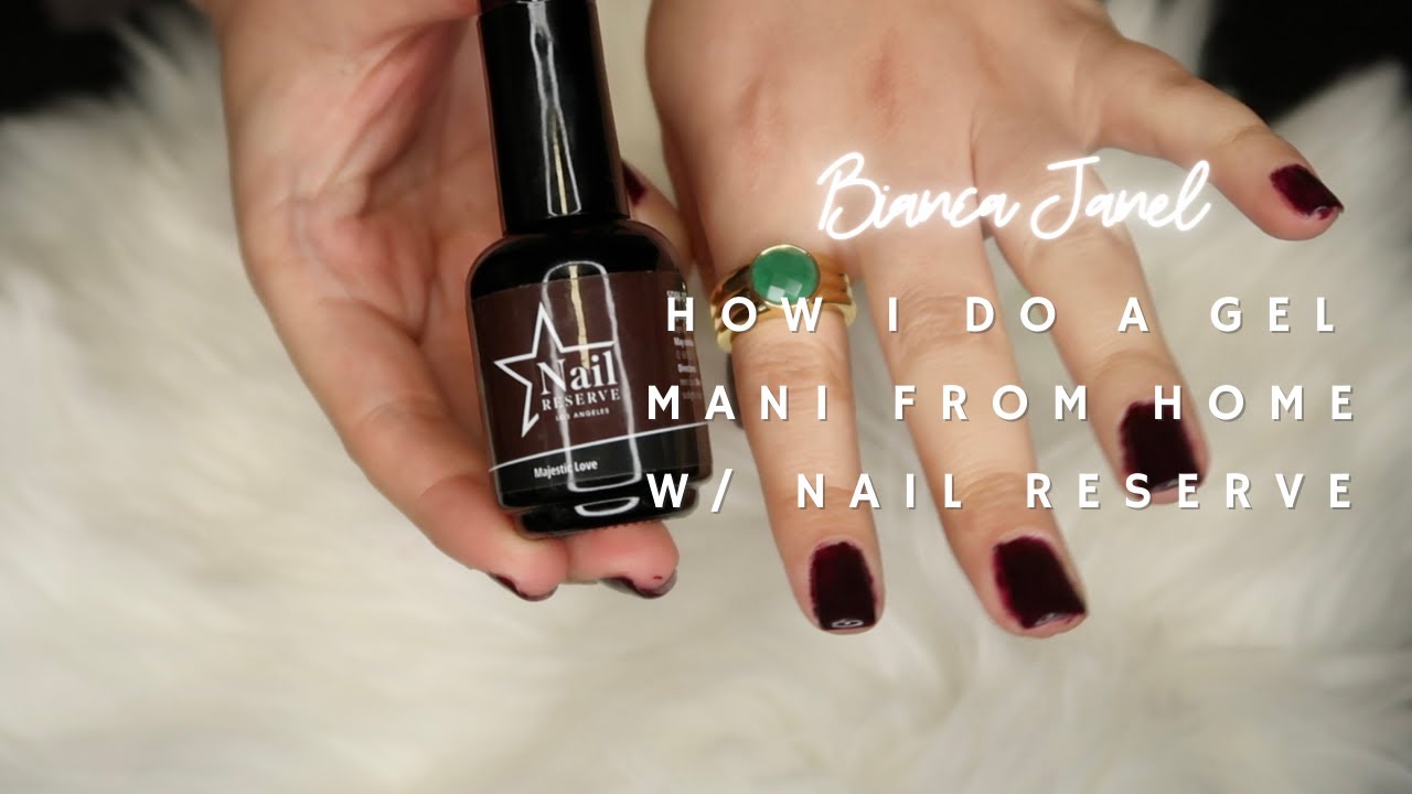 At Home Manicure with Nail Reserve Vegan Gel Polish | Step by Step ...