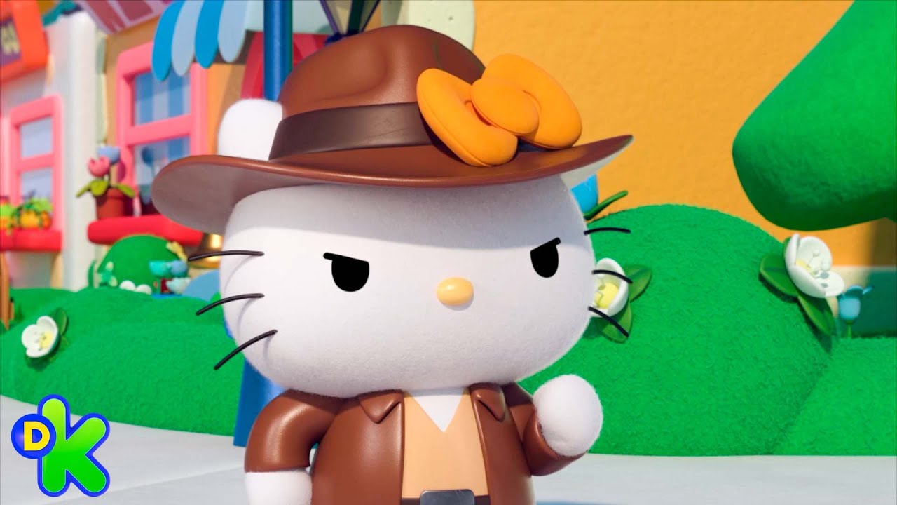 Kitty e Haroshee atrás da coroa roubada | Hello Kitty | Discovery Kids ...